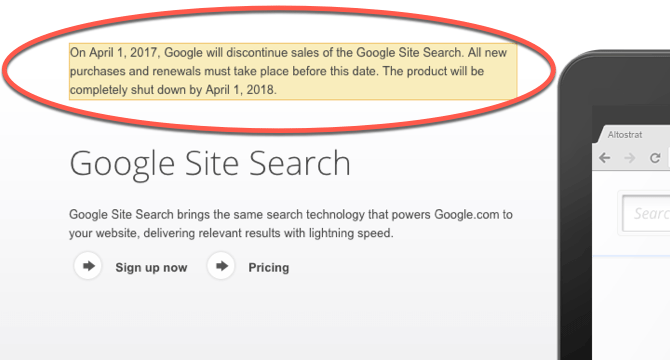 Everything You Need to Know About the End of Google Site Search - Article